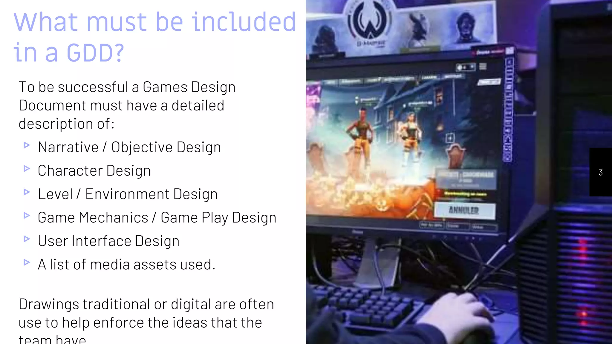 Games Design Document | PPTX