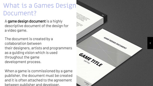 Games Design Document | PPTX | Technology & Computing
