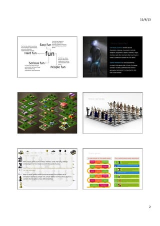 Games design notes | PDF