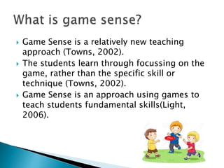 An introduction to Game Sense | PPTX | Educational Video Games | Video ...