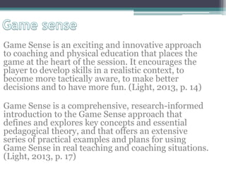 Game sense | PPT