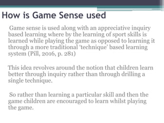 Game sense | PPT