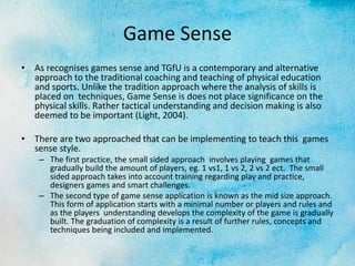 Game Sense | PPTX | Educational Video Games | Video Game Genres