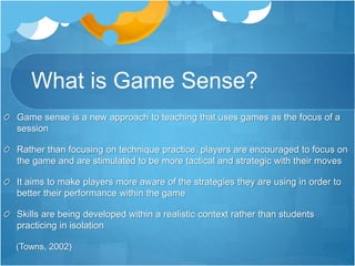 Game sense | PPT