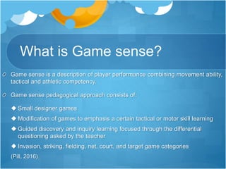 Game sense | PPT