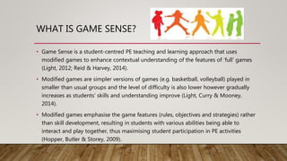 Game sense | PPT