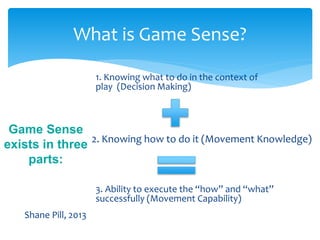 Game sense | PPT