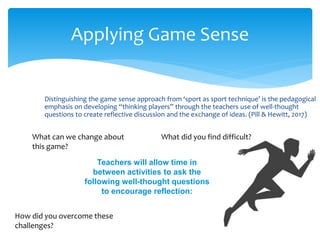 Game sense | PPT