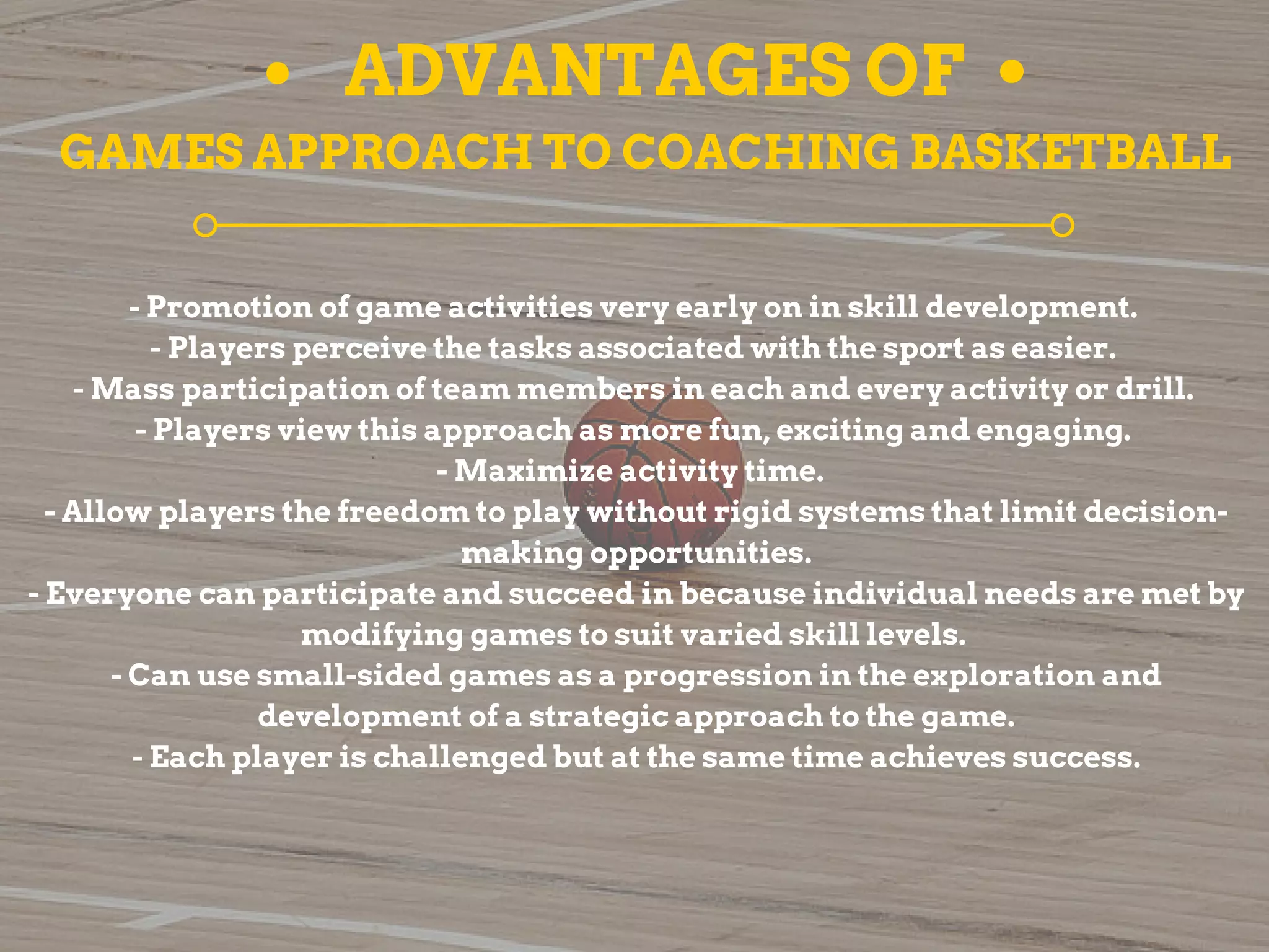 Games Sense to Coaching Basketball | PDF