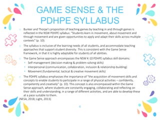 Intro to Game Sense | PPT