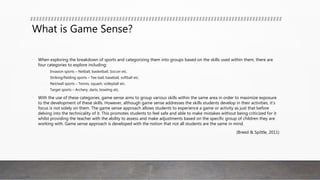 Game Sense - Angela Talevski | PPT