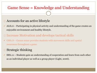 Game Sense Approach | PPTX