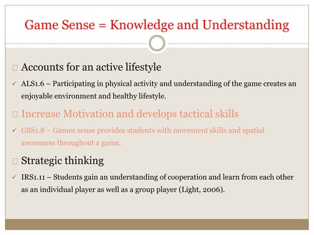 Game Sense Approach | PPTX