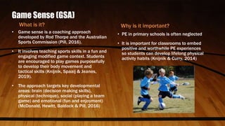 Game sense approach | PPT