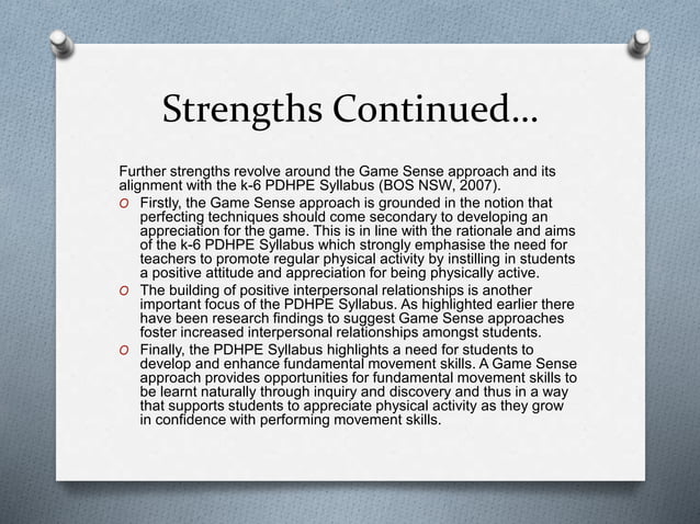 Game sense approach to teaching pe | PPT