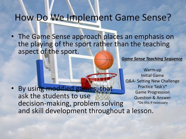 Game sense approch year 4 pdhpe | PPTX