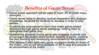 Game sense final | PPTX | Educational Video Games | Video Game Genres
