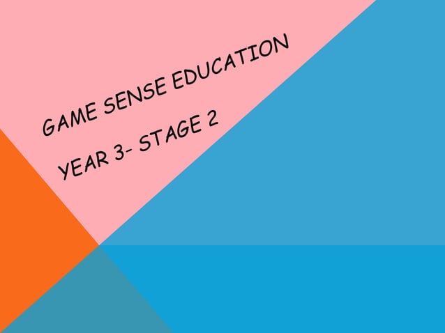 Game sense pdhpe | PPT