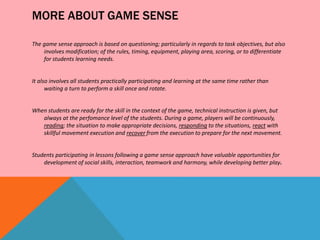Game sense pdhpe | PPT