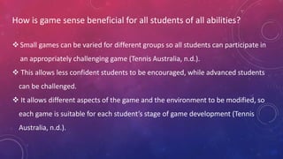 Game sense powerpoint | PPT