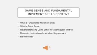 Game sense pp | PPT