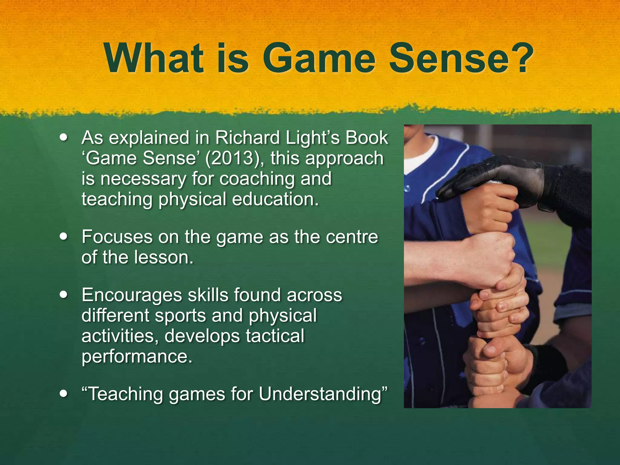 Game sense presentation | PPTX