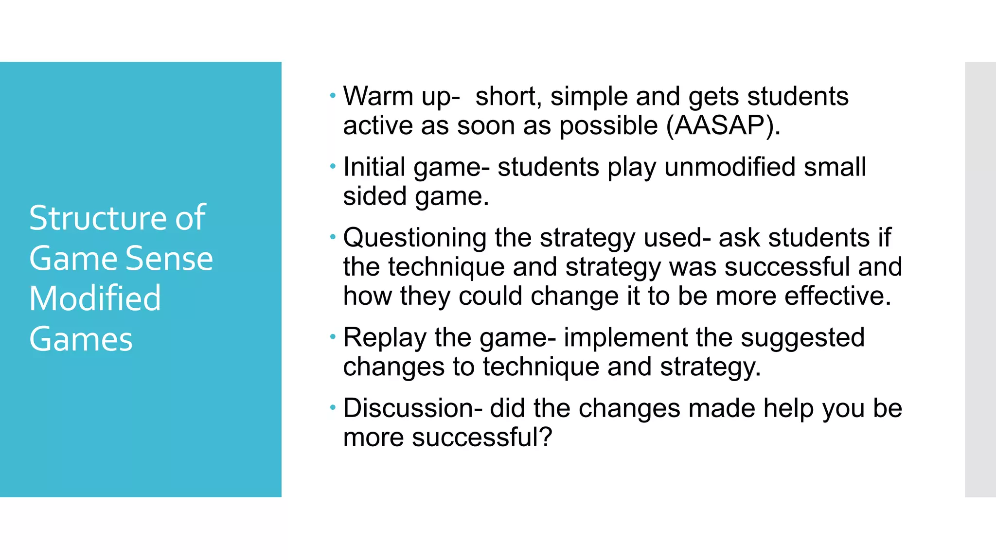 Game sense presentation | PPT