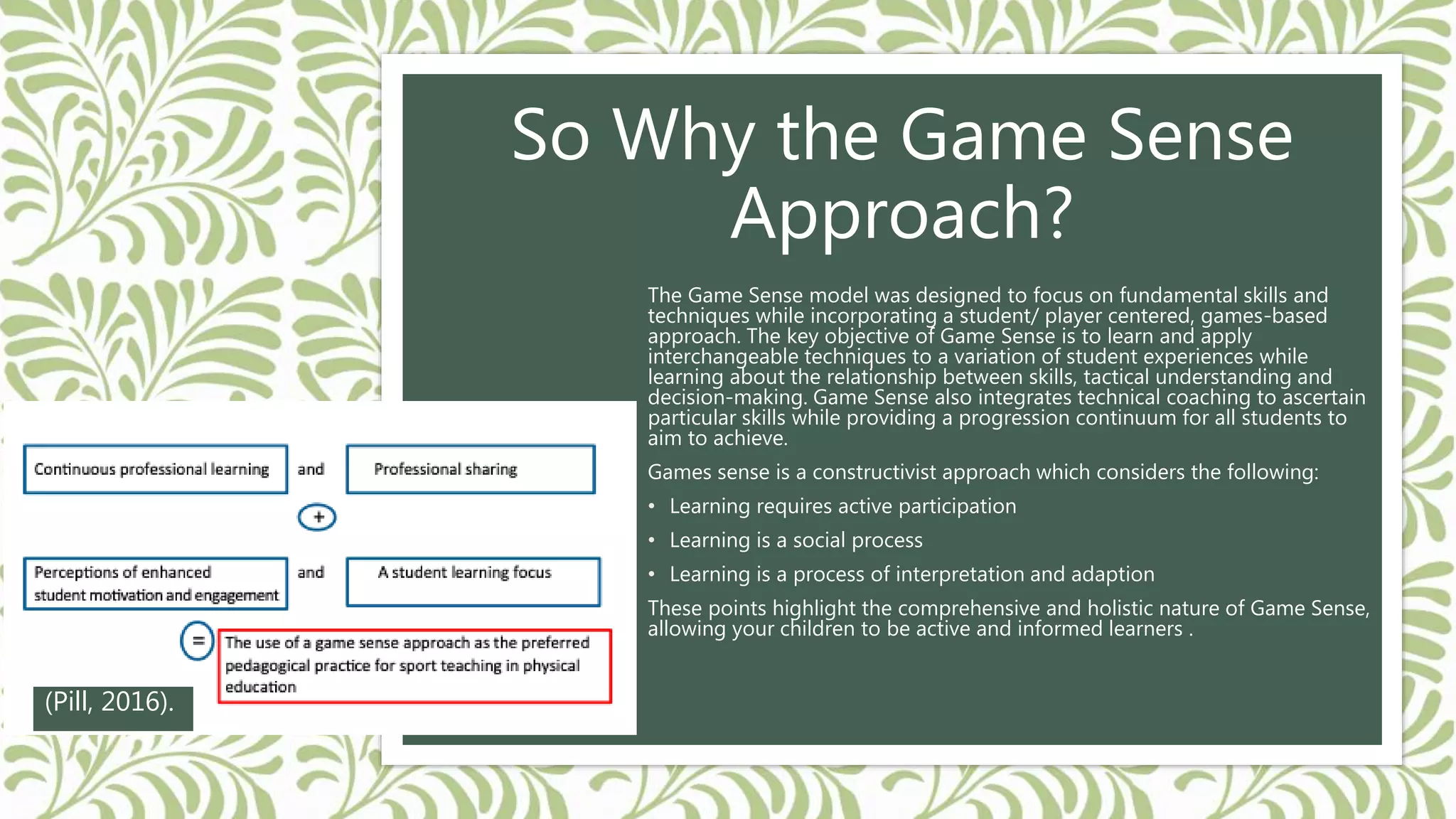 Game Sense Presentation | PPT