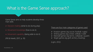 Game sense (TGfU) | PPT