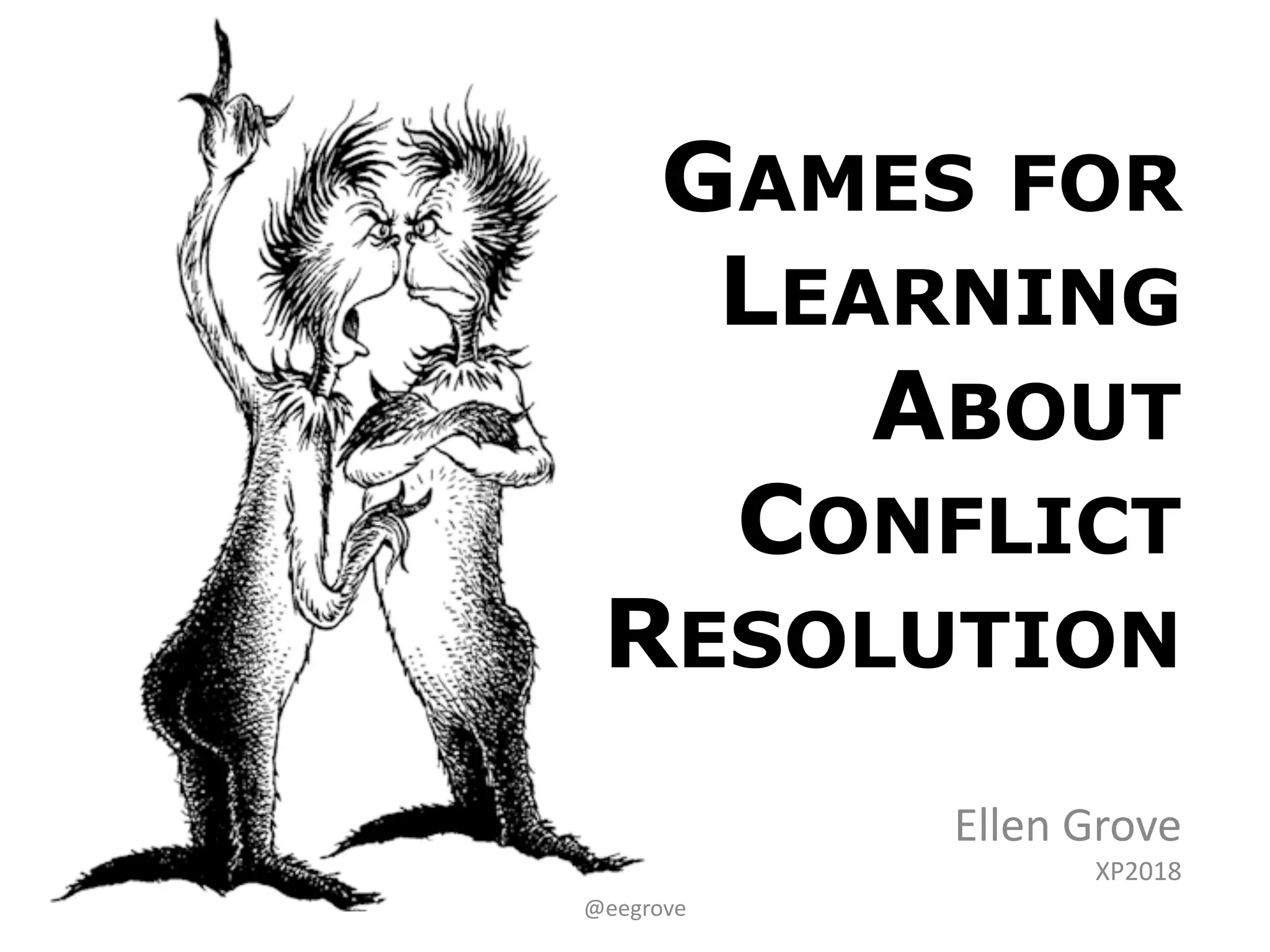 Games for learning about Conflict Resolution | PDF
