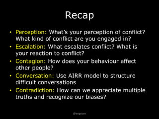 Games for learning about Conflict Resolution | PDF
