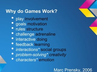 Games for primary school education | PPTX
