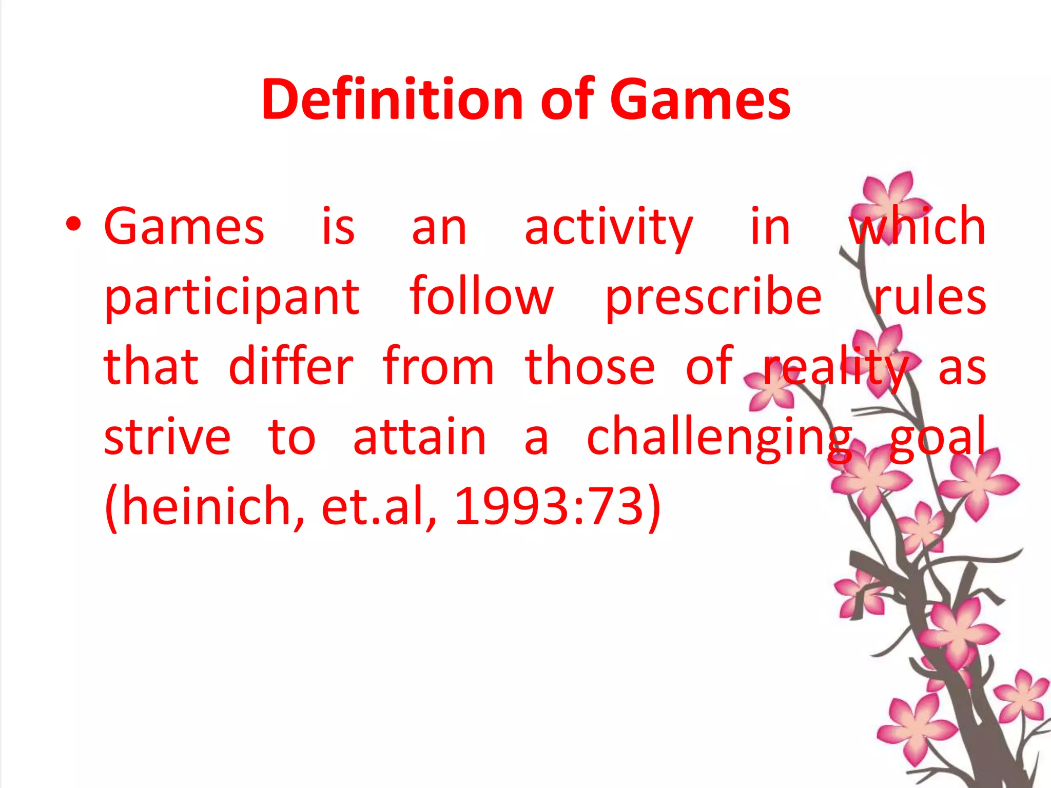 Games for young learner | PPTX