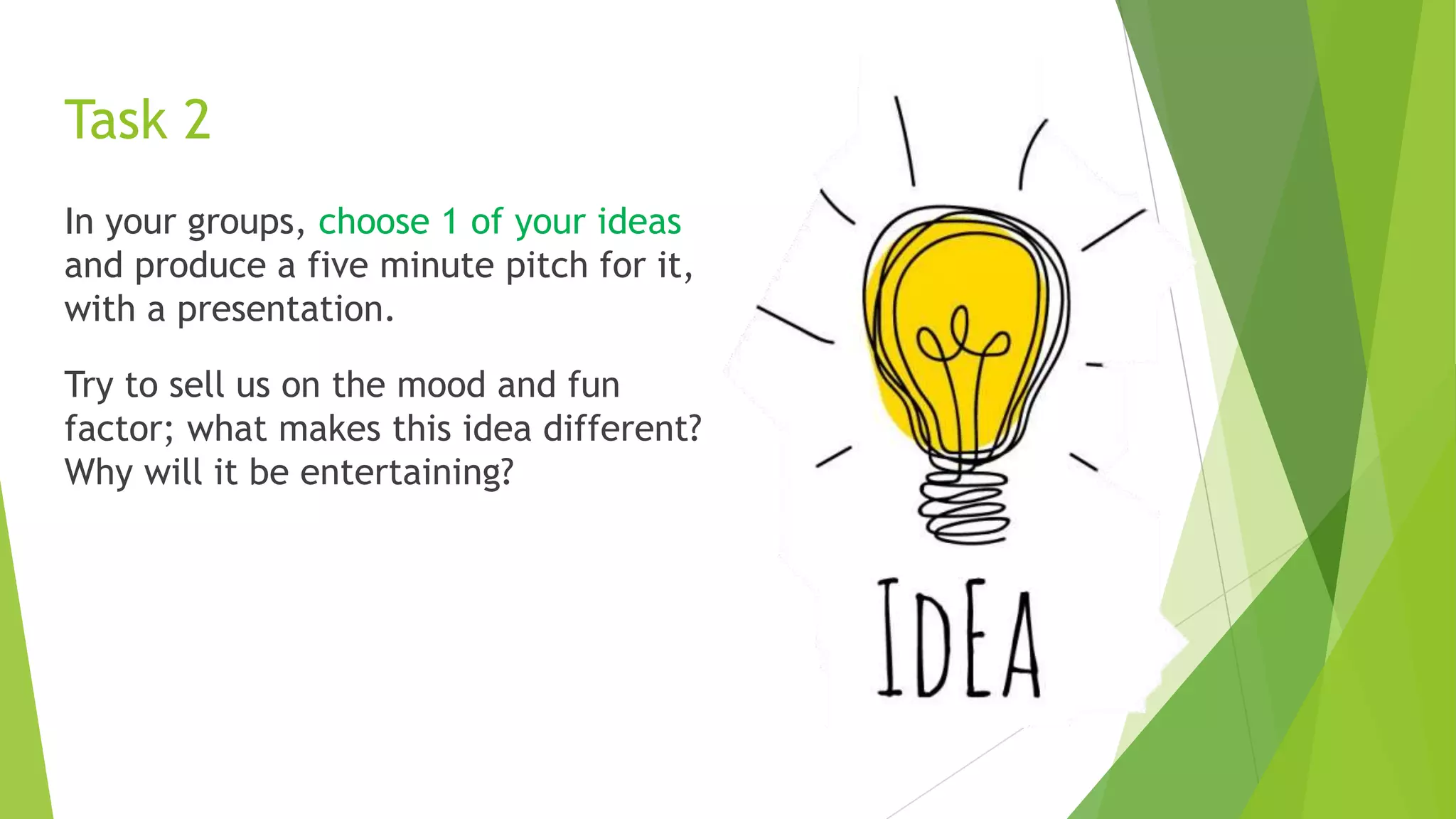Gameshow planning | PPT