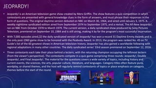 Game Show - Case Studies | PPTX