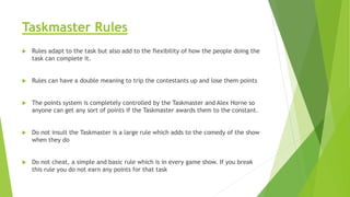 Game shows part 3 | PPTX