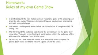 Game shows part 3 | PPTX