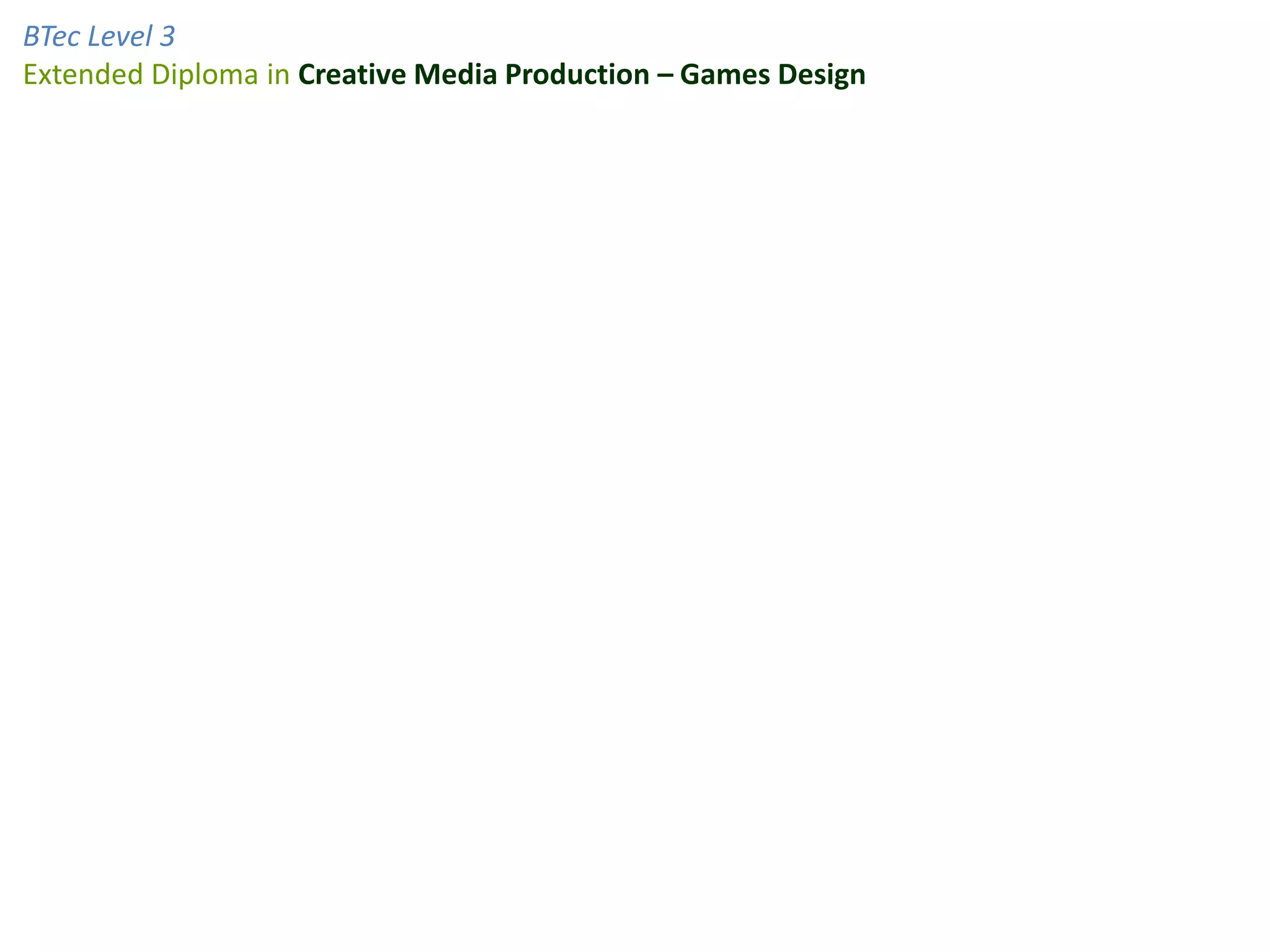 Games industry organisational structure | PPTX