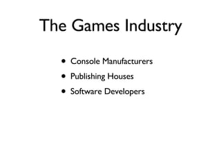 Video Games Industry Overview | PPT