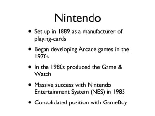 Video Games Industry Overview | PPT