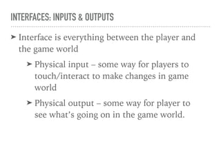 Games Interfaces | PDF