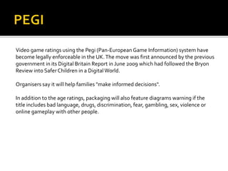 Games in the media | PPTX