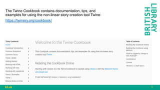 Games in the woods - Branching out with Twine | PDF