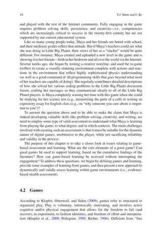 Games, learning, and assessment | PDF