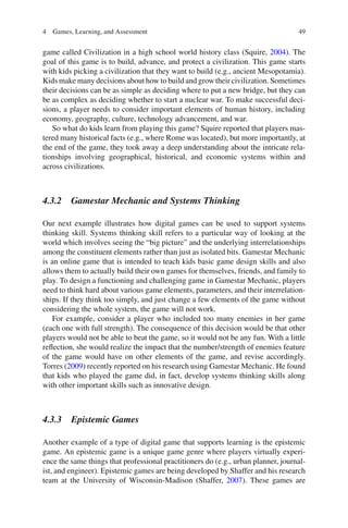 Games, learning, and assessment | PDF