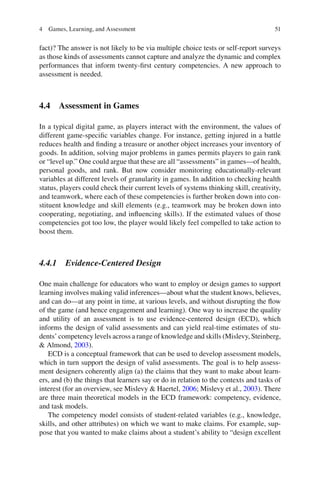 Games, learning, and assessment | PDF