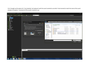 Game sounds annotations | DOCX
