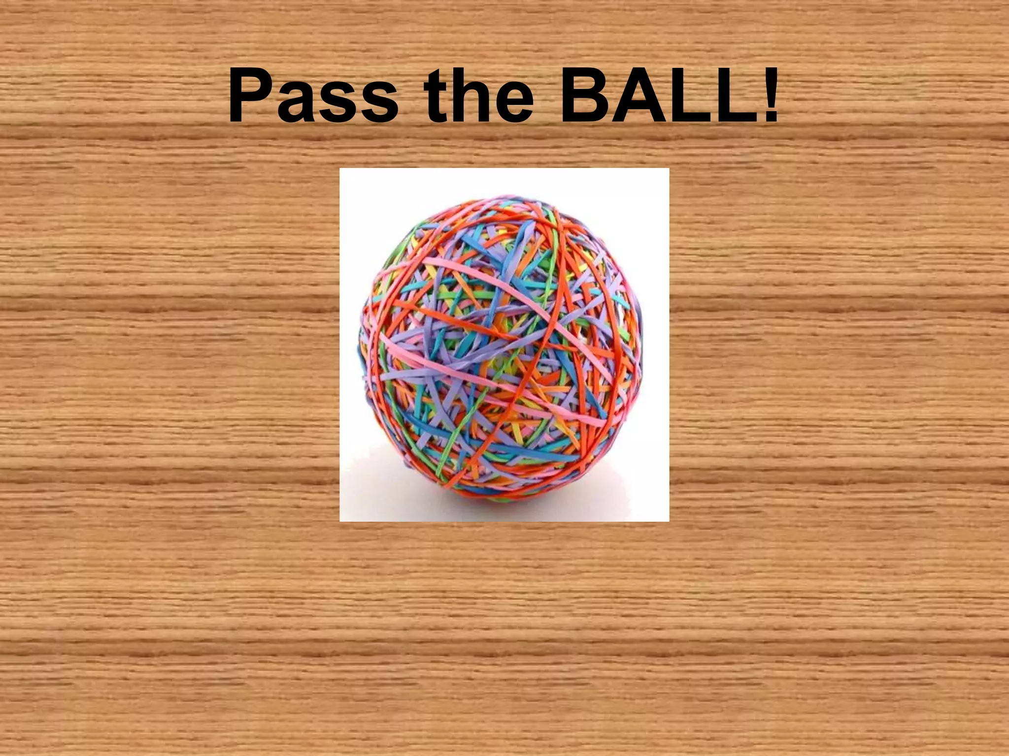 Games passing the ball and answer question | PPTX