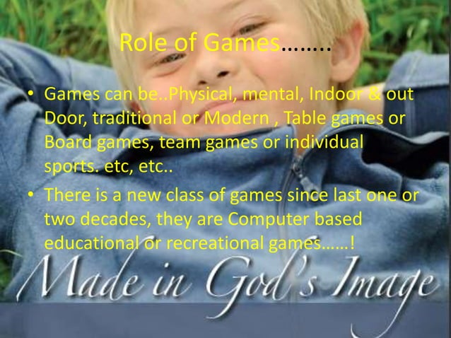 Games & recreational activity | PPTX