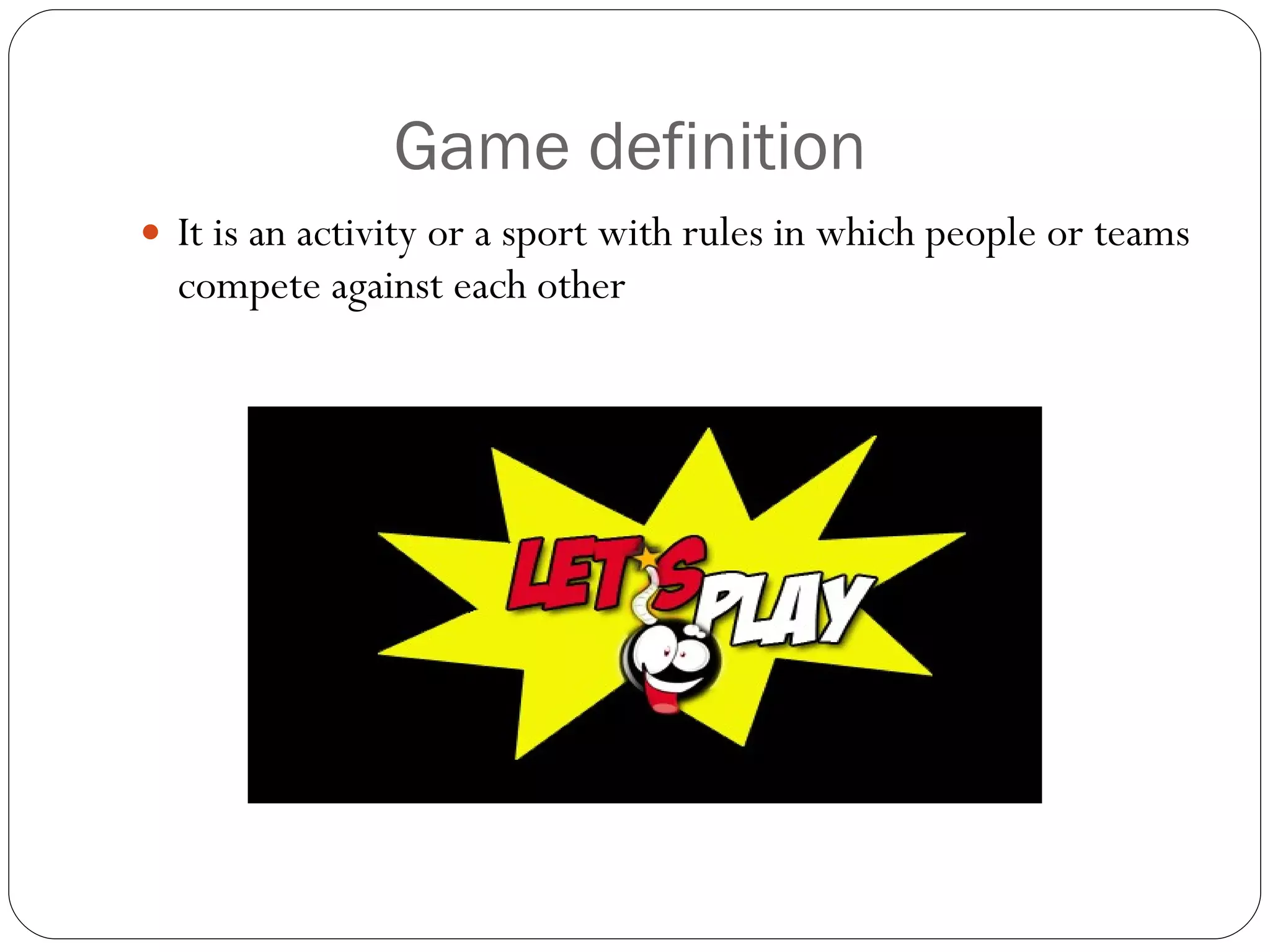 types of games | PPT